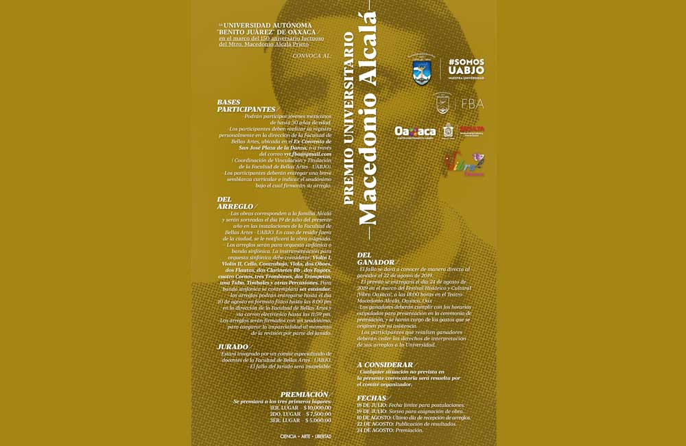 Promueve la UABJO preservación del legado de Macedonio Alcalá | PressLibre